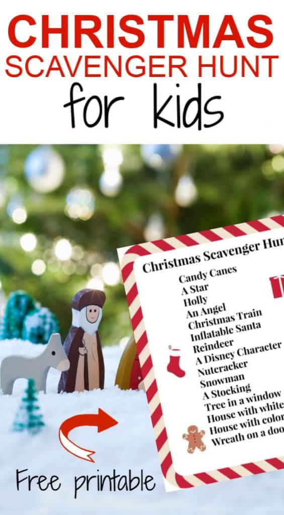 Free Printable Christmas Scavenger Hunt for Kids