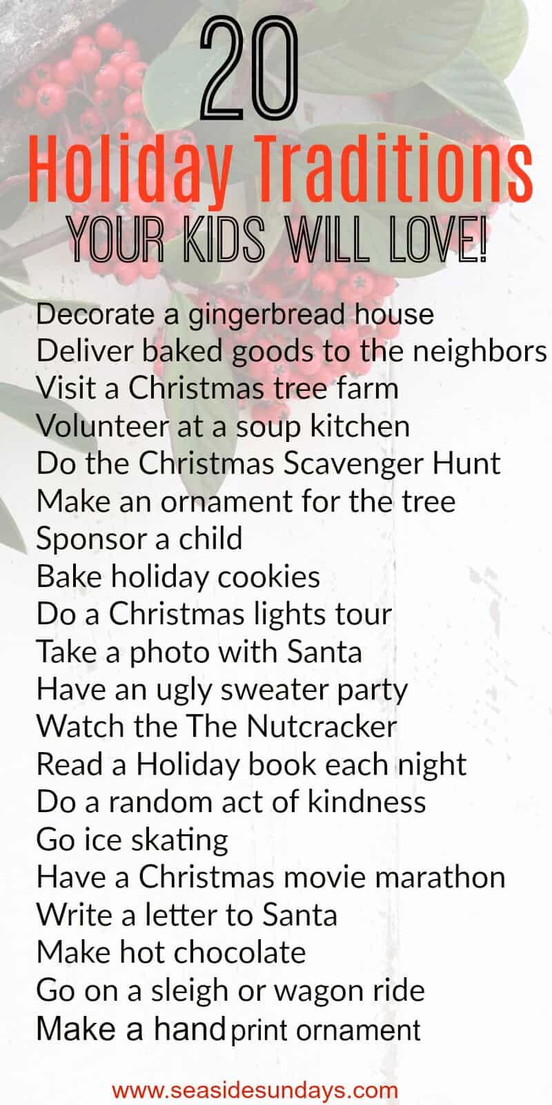 21 Must-Do Holiday Traditions For Families