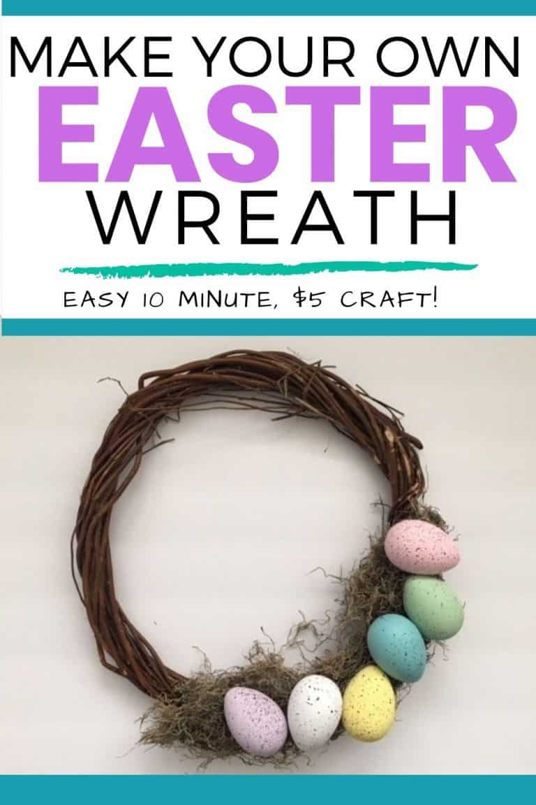 How To Make A Cute Easter Egg Wreath
