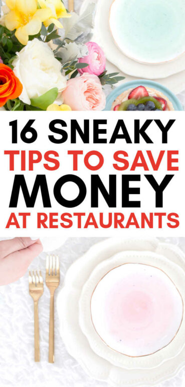 How To Save Money Eating Out At Restaurants