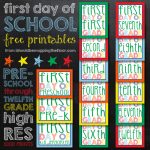 Free Printable First Day Of School Signs For All Grades (2025)