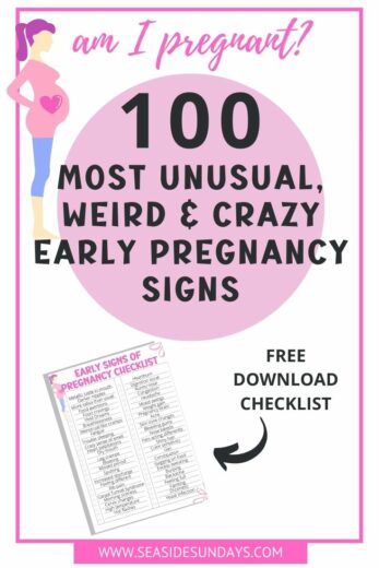 100 Weird Early Signs Of Pregnancy (The Very Early And Unusual!)