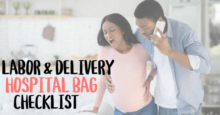Printable Hospital Bag Checklist For Labor and Delivery