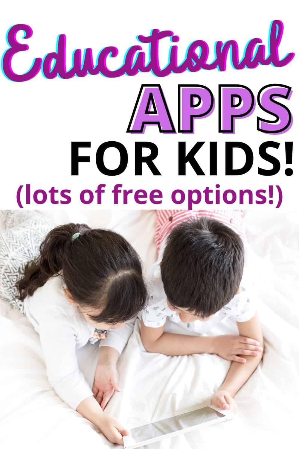10 Best Educational Apps For Kids