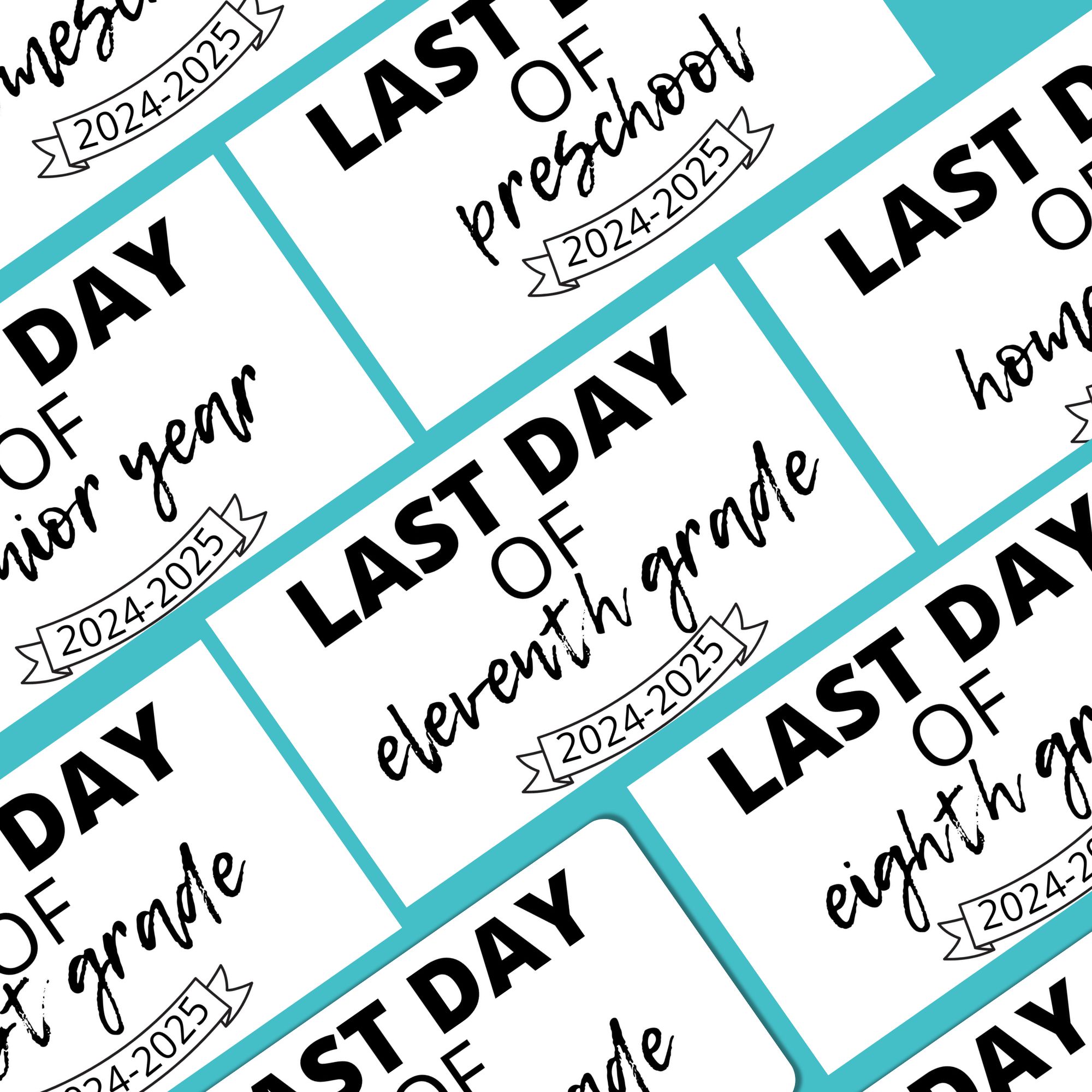 Last Day of School Free Printables 2026