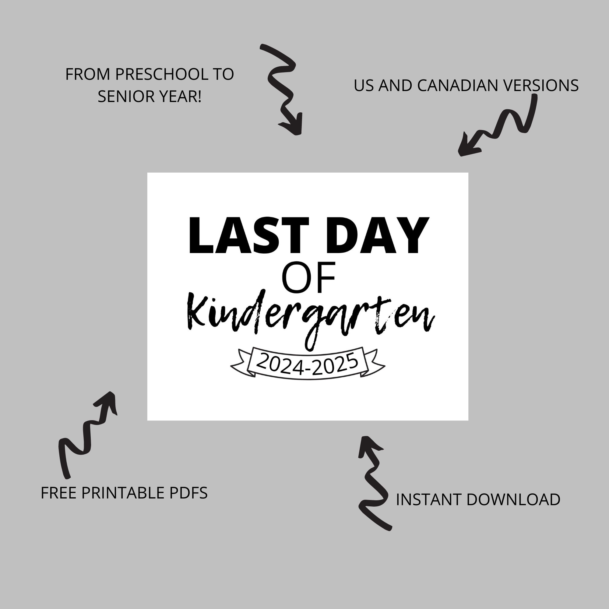 Last Day of School Free Printables 2026