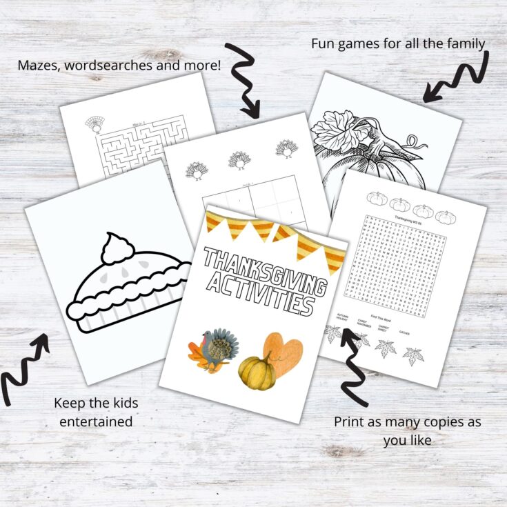 Thanksgiving Word Search Printable