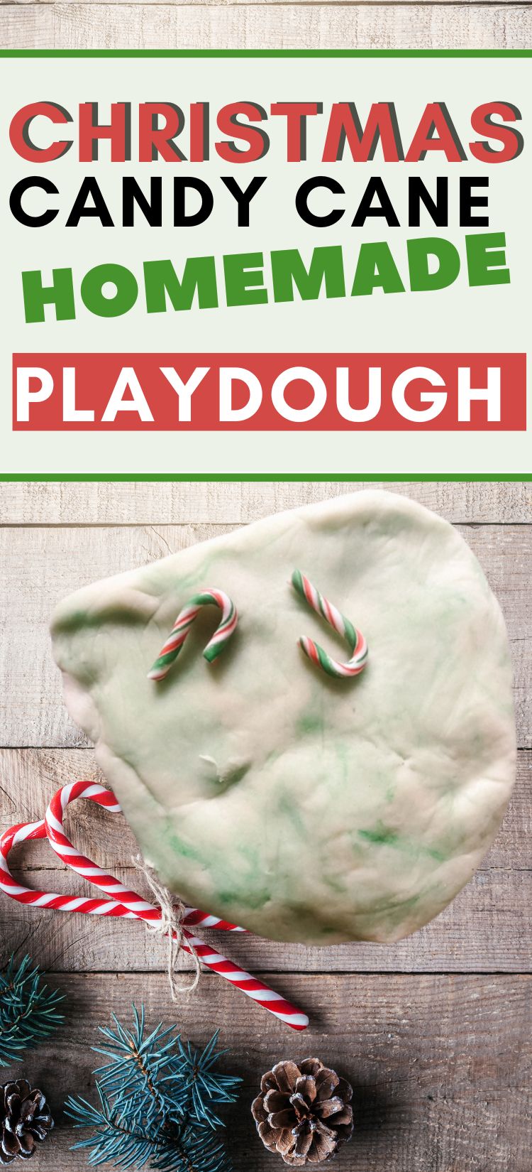 Peppermint Playdough Recipe {Make in 5 Minutes}