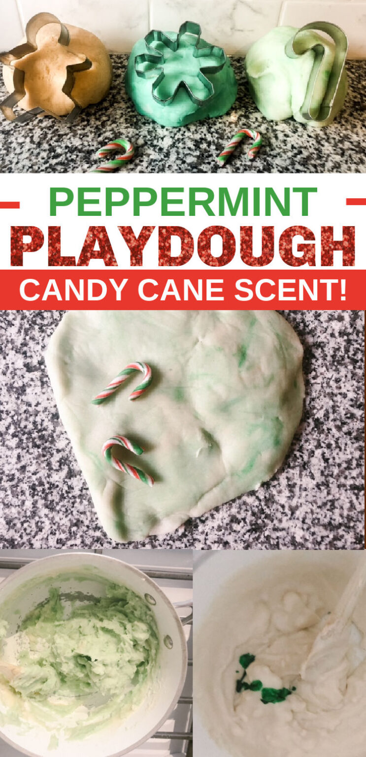 Peppermint Playdough Recipe {Make in 5 Minutes}