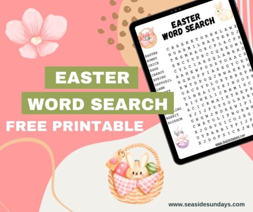 Free Easter Word Search Printable