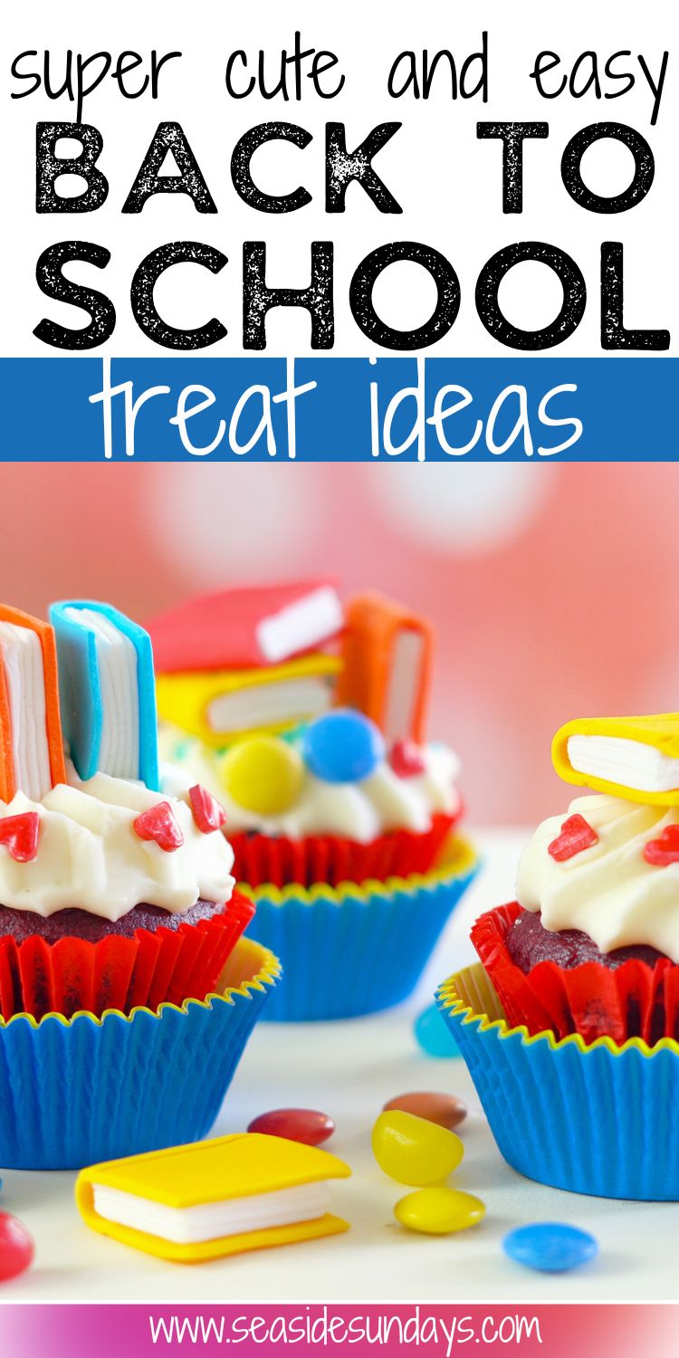 Back to school cupcakes and treats (18 Easy Ideas)