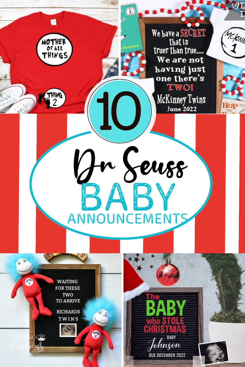 10 Cute Dr Seuss Baby Announcement Ideas