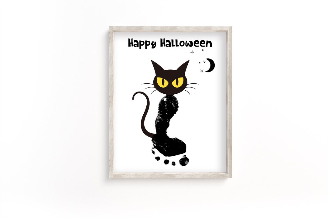 21 Fun Ideas For Halloween Footprint Art For Babies