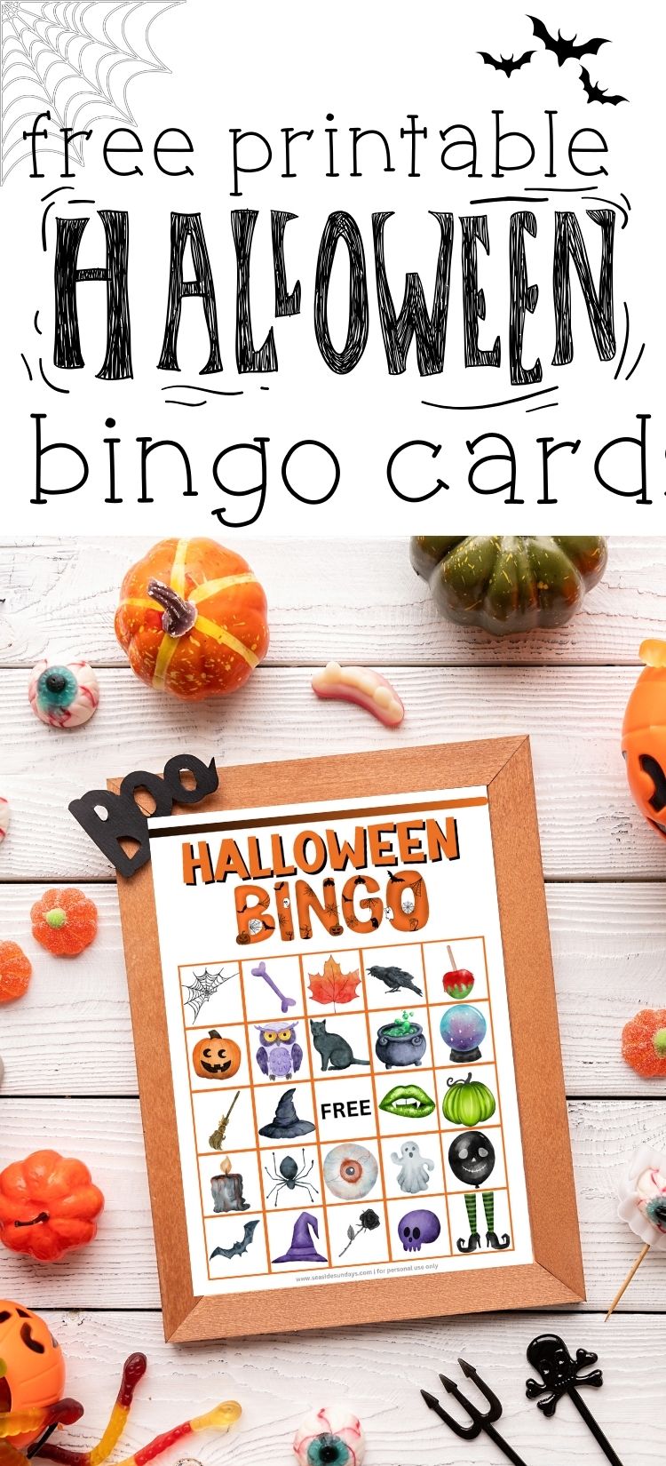 25 Printable Halloween Bingo Cards (Free PDF)