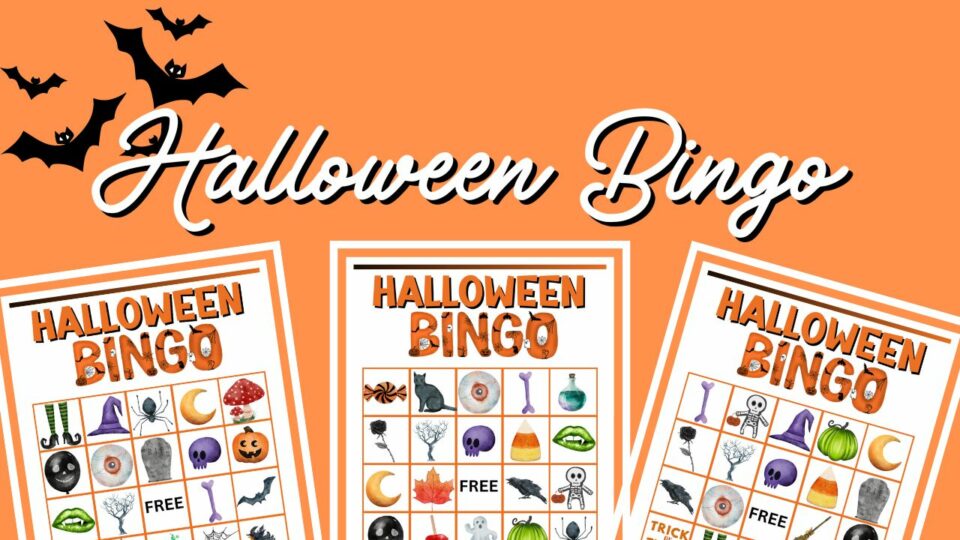 25 Printable Halloween Bingo Cards (Free PDF)
