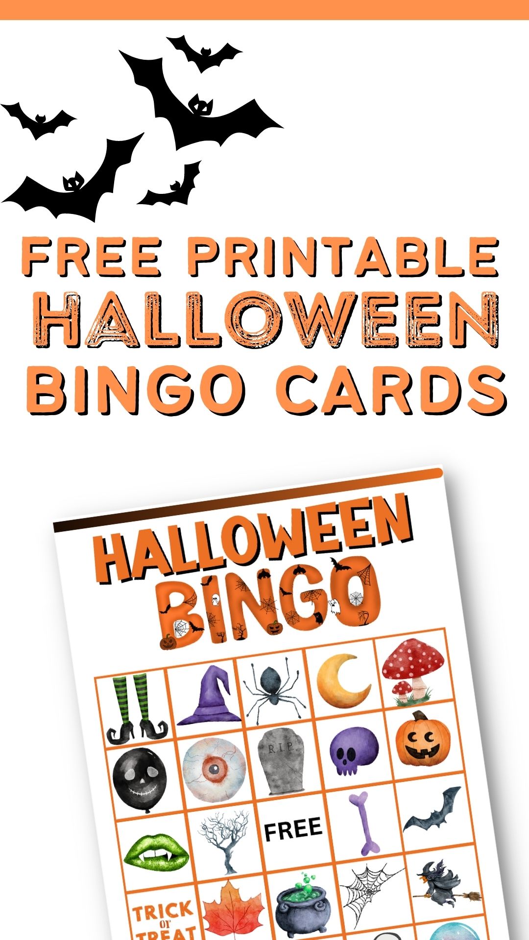 25 Printable Halloween Bingo Cards (Free PDF)