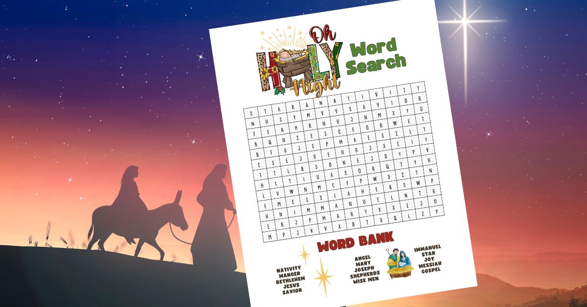 Free Printable Religious Christmas Word Search