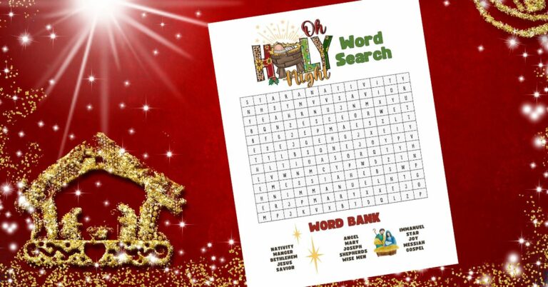 Free Printable Religious Christmas Word Search