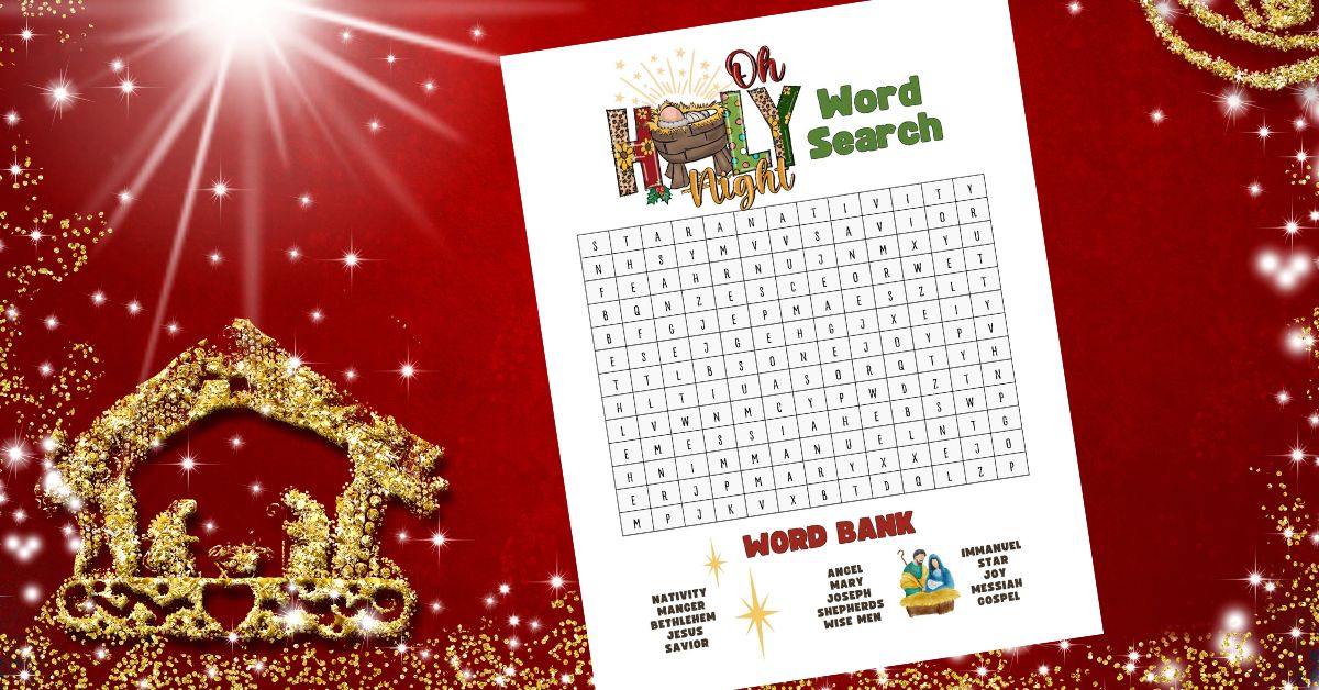 Free Printable Religious Christmas Word Search