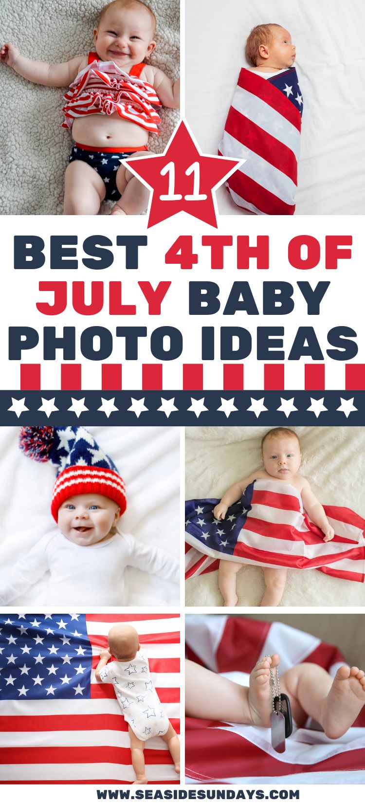 11 Patriotic 4th July Baby Photo Ideas