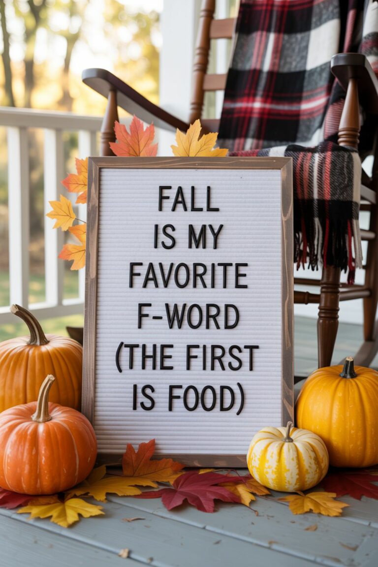 100 Cozy Fall Letter Board Quotes for Autumn Vibes