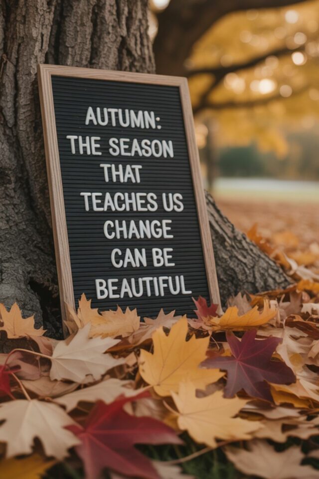 100 Cozy Fall Letter Board Quotes for Autumn Vibes
